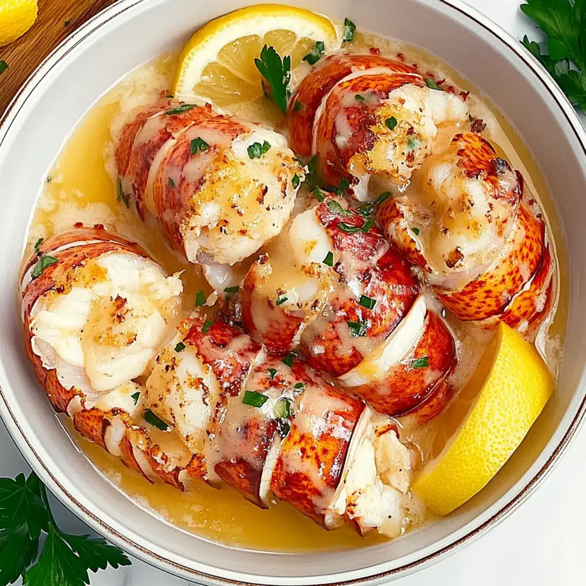 Easy Butter Poached Lobster Tails for a Luxurious Feast